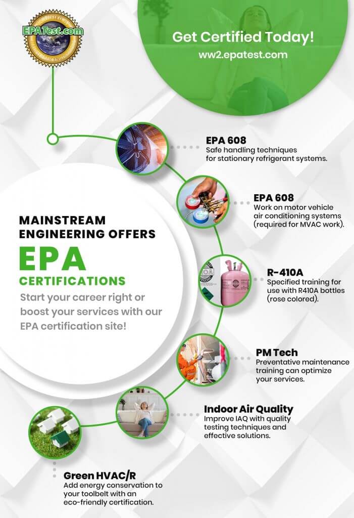 Achieve All of Your EPA Certifications With Mainstream Engineering ...